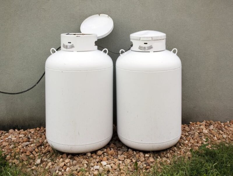 120 Gallon Vertical Propane Tank - ASME - Daily propane Tanks