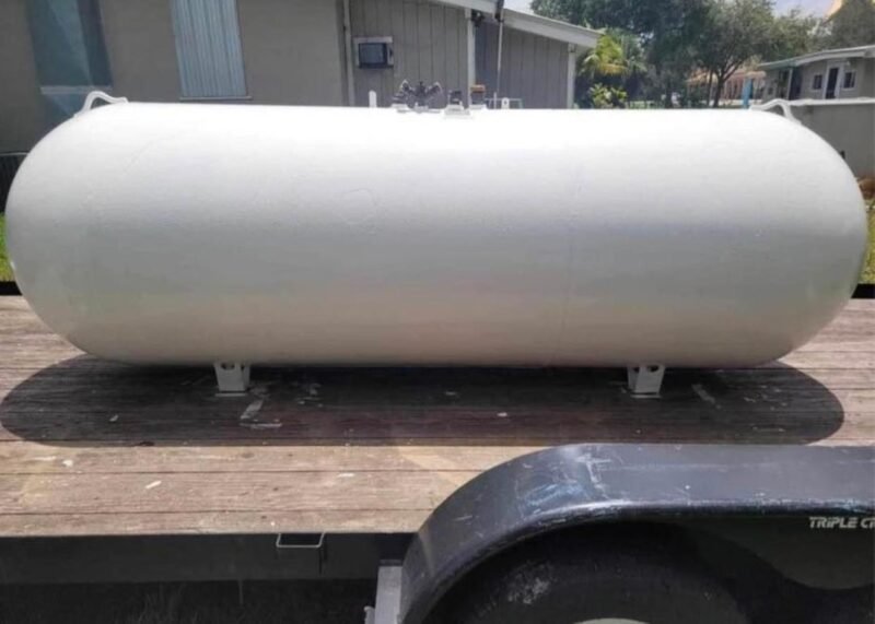 320 Gallon Horizontal Above Ground Propane Tank - ASME(NEW) - Daily ...